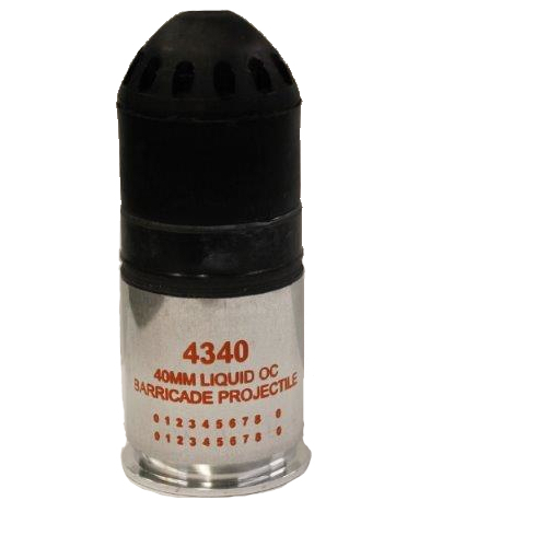 CTS 4340 40MM OC Liquid Barricade, Spin Stabilized, 4.1″ Long