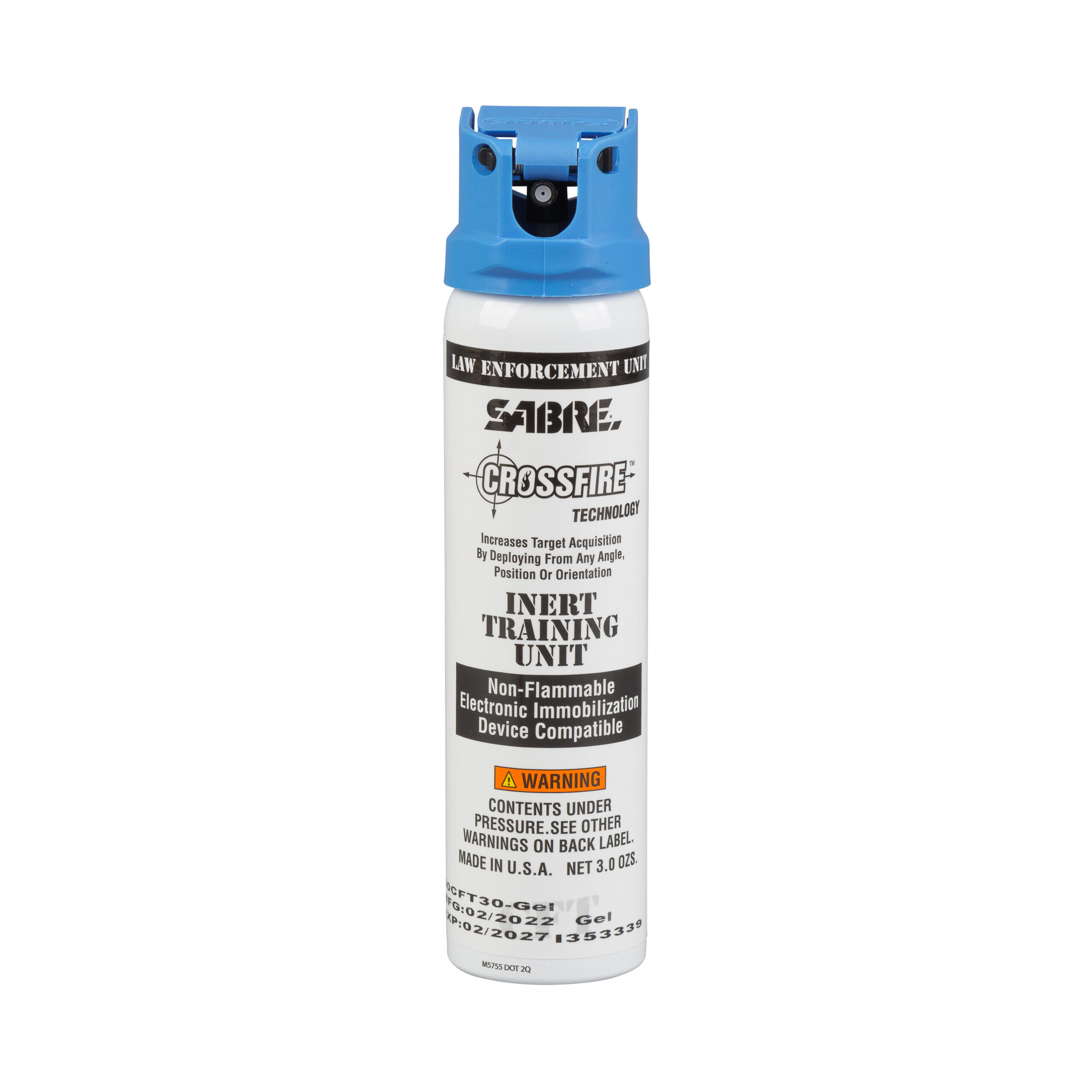 🚔 SABRE 50CFT30-GEL Inert 3.0 oz MK-4 Crossfire Gel