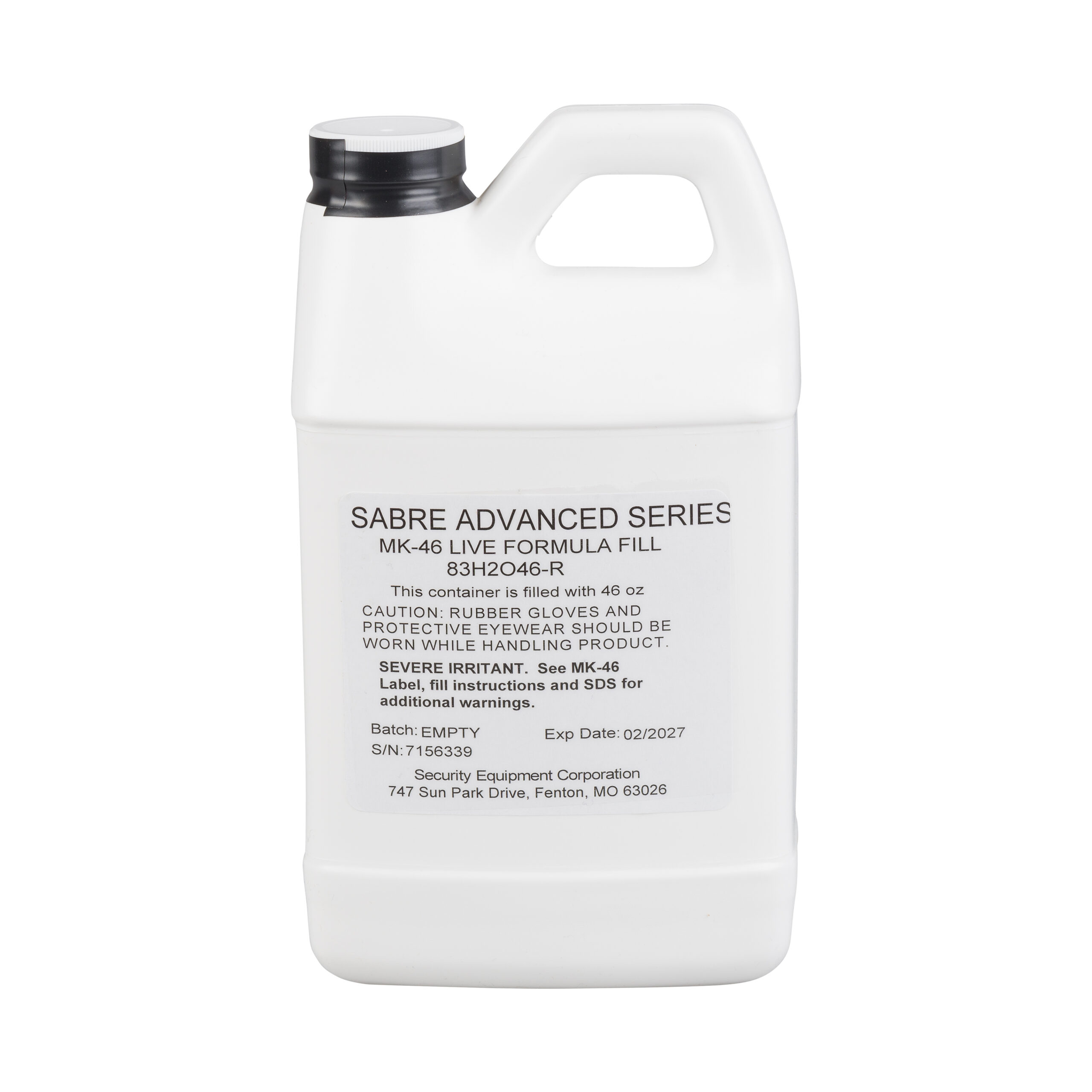🚔 SABRE 83H2O46-R Advanced OC/CS Blend 46.0 oz MK-46 Stream Refill