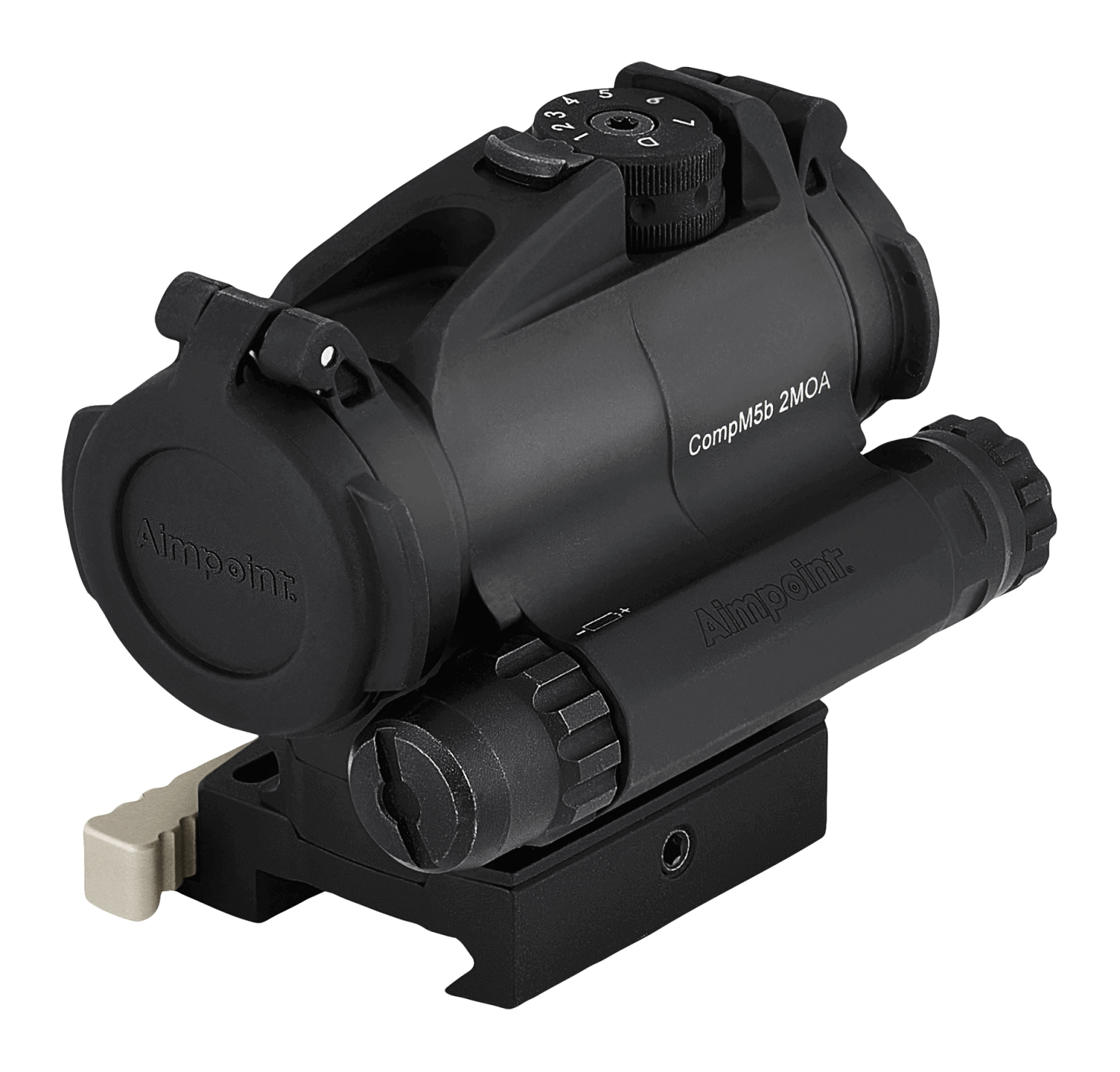 Aimpoint CompM5b 2 MOA Red Dot Reflex Sight – AR15 Ready LRP mount with ...