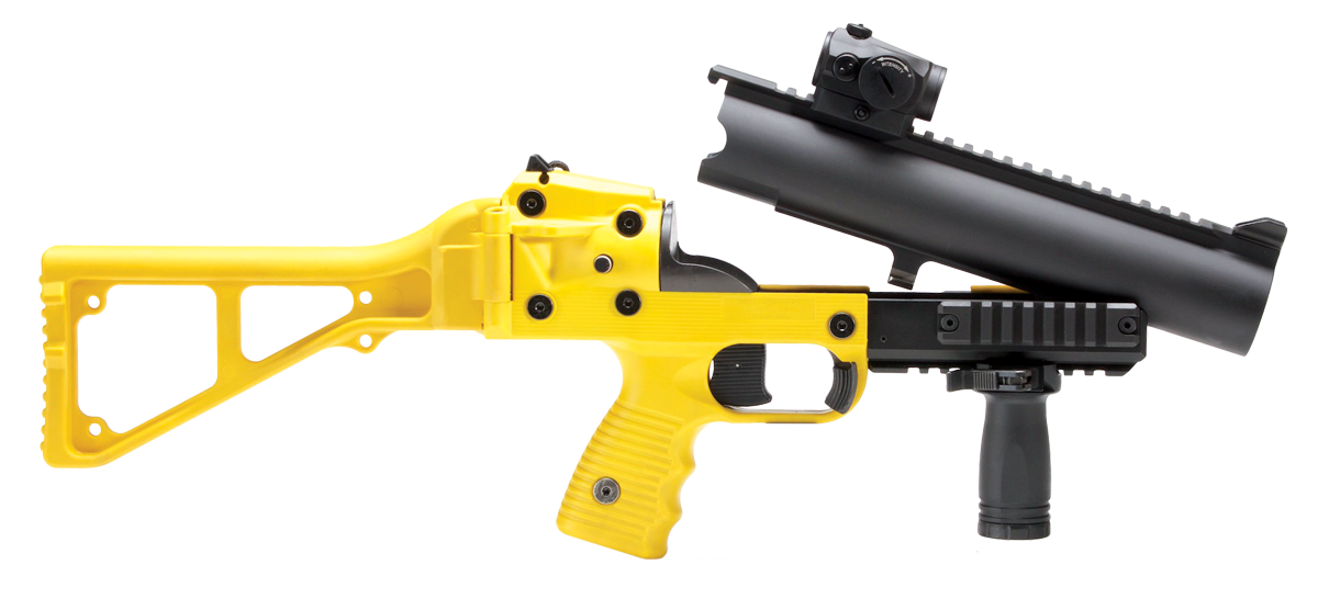 B&T GL-06 40mm Less Lethal Launcher – Yellow No Safety with Aimpoint TL ...