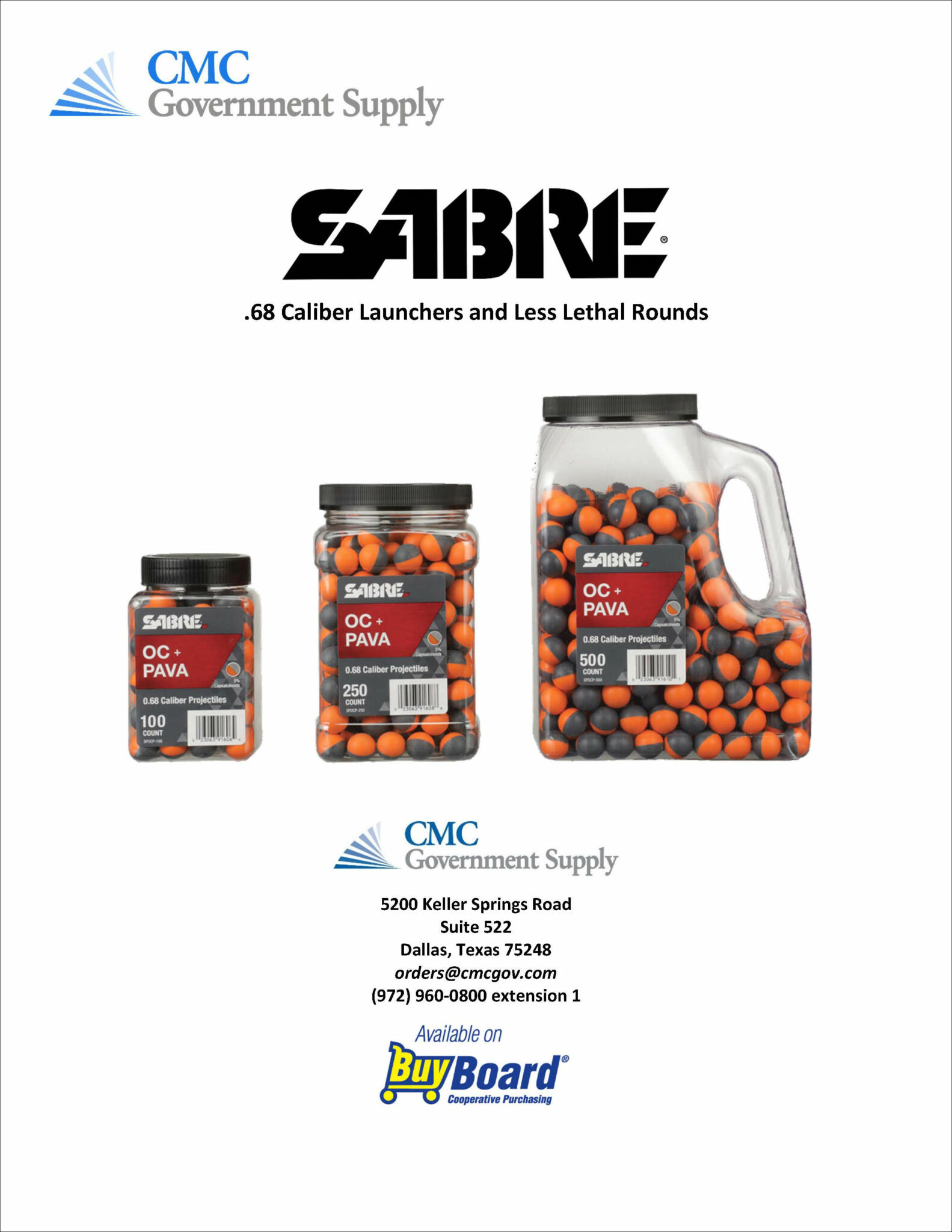 🚔 .68 Caliber Less Lethal Launchers & Projectiles for SABRE and other ...