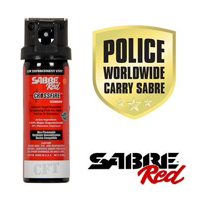 🚔 SABRE Red 52CFT20 Crossfire 1.33% MC 2.0 oz MK-3.5 Stream