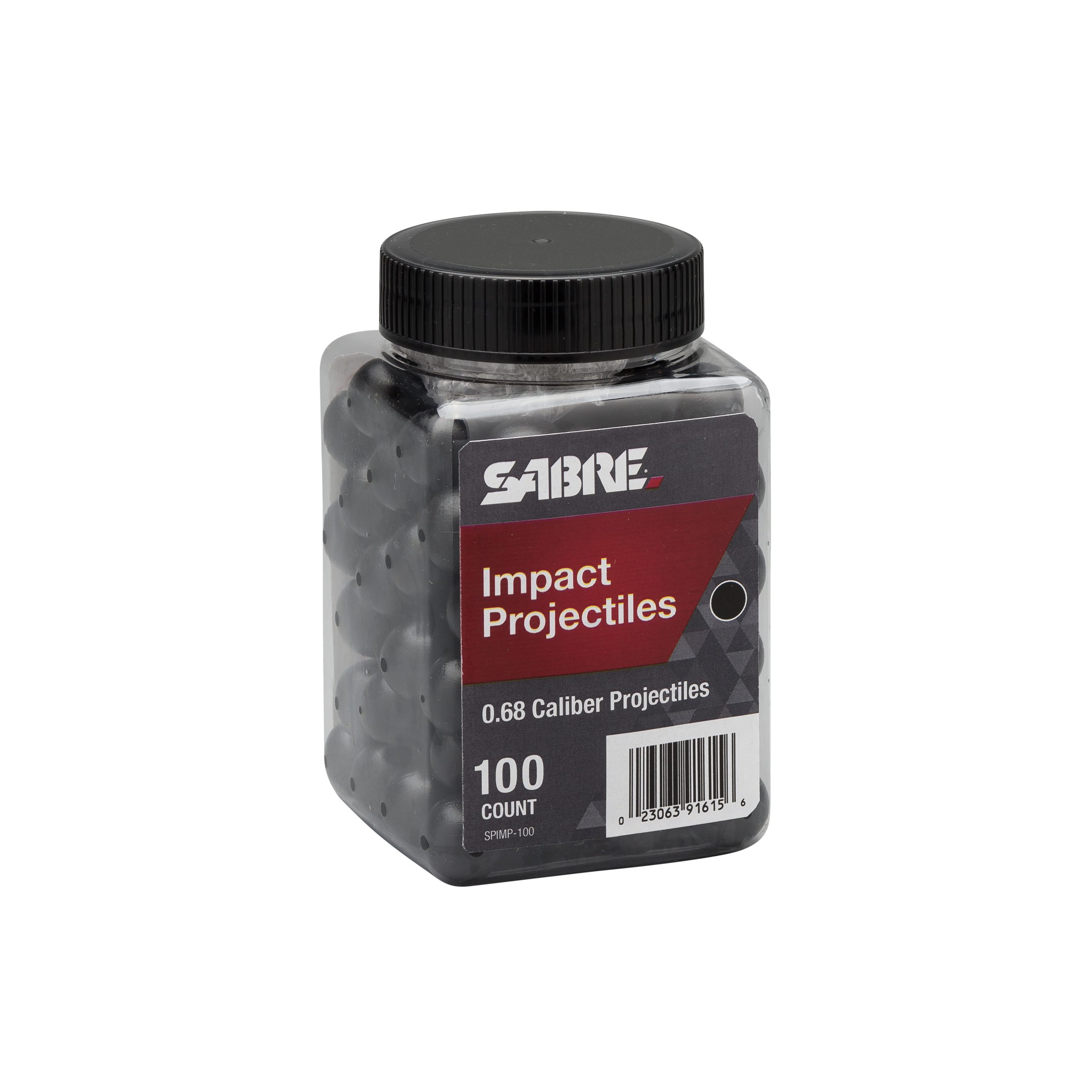 SABRE SPIMP-100 Impact 0.68 Caliber Projectiles 100 Count Pack
