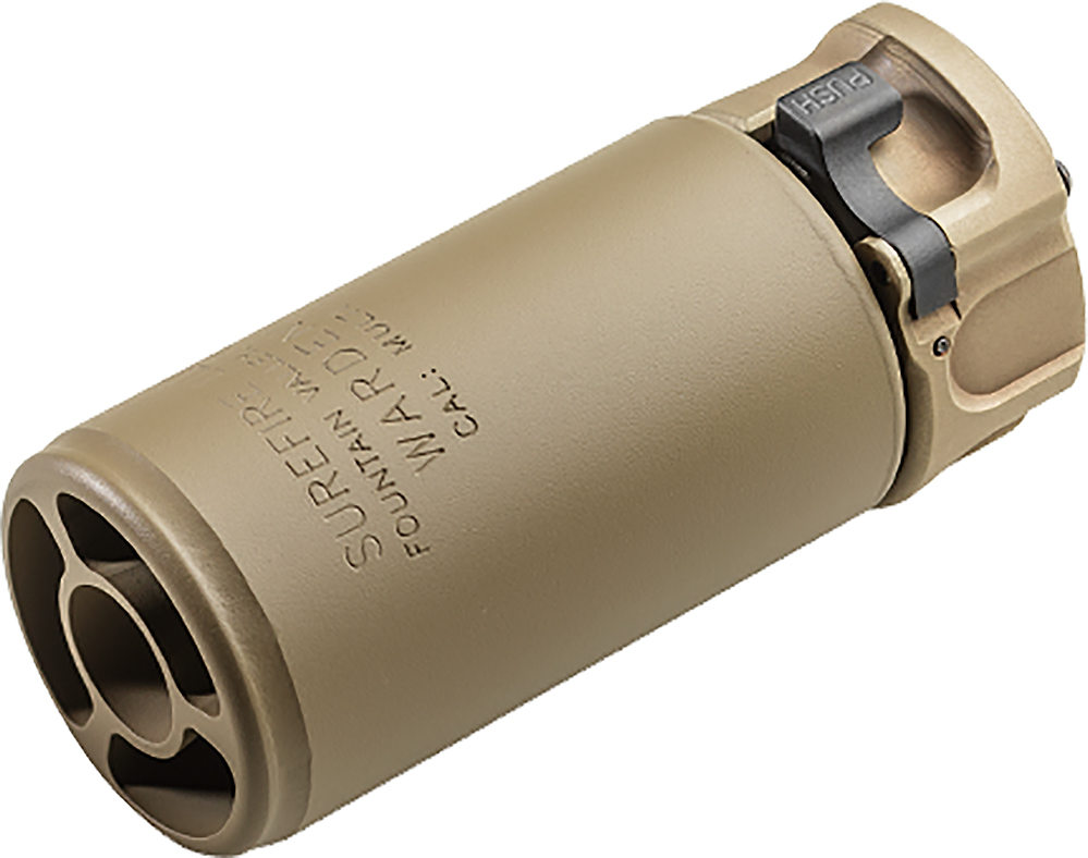 SureFire Warden Blast Diffuser for Socom 5.56 or 7.62 series- Dark Earth