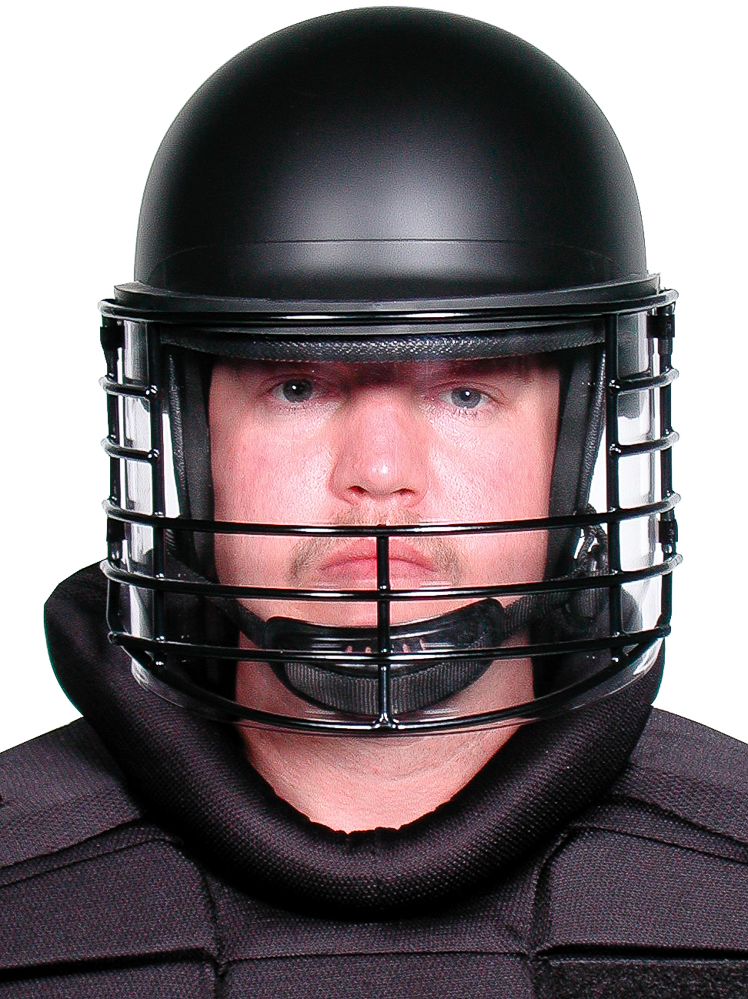 United Shield 906 TacElite EPR Riot Duty Helmet – Corrections Grid Face ...