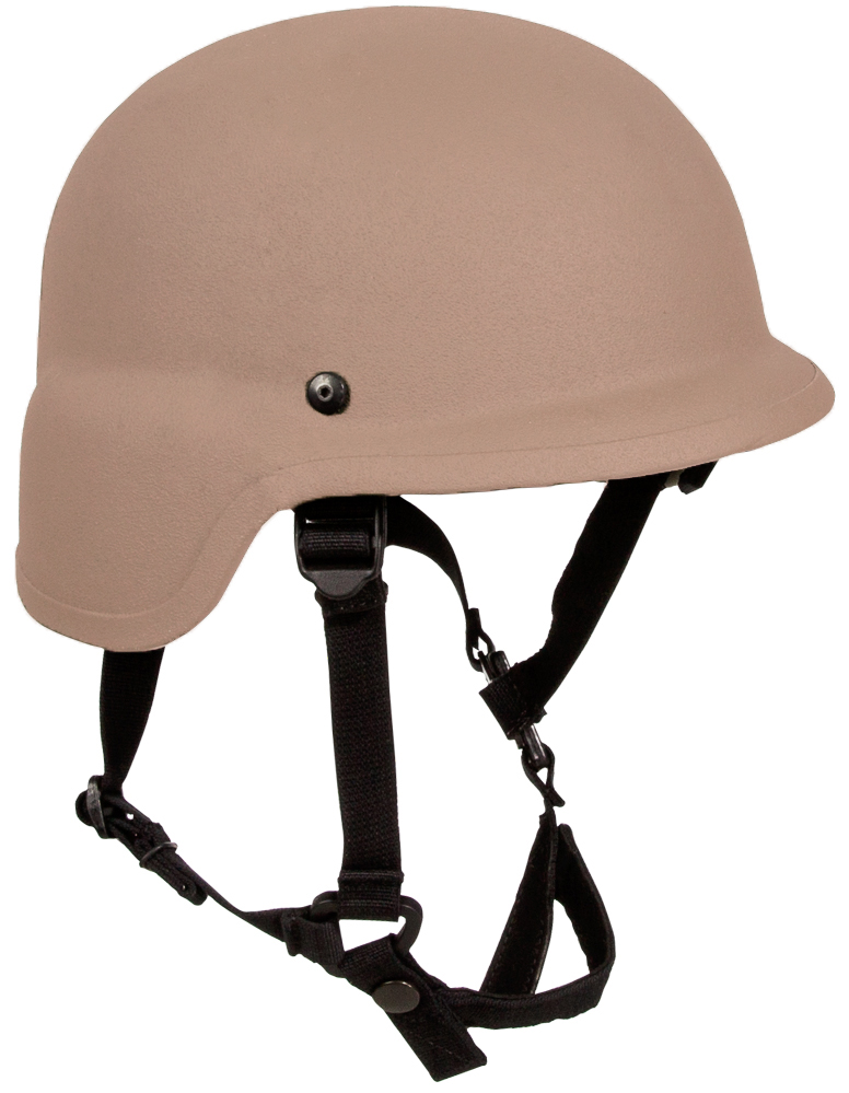 United Shield PASGT Plain Level IIIA Helmet – TAN, Size Large