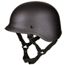 HELMETS PLAIN LEVEL IIIA COMMANDO SC650 – BLACK – XLARGE